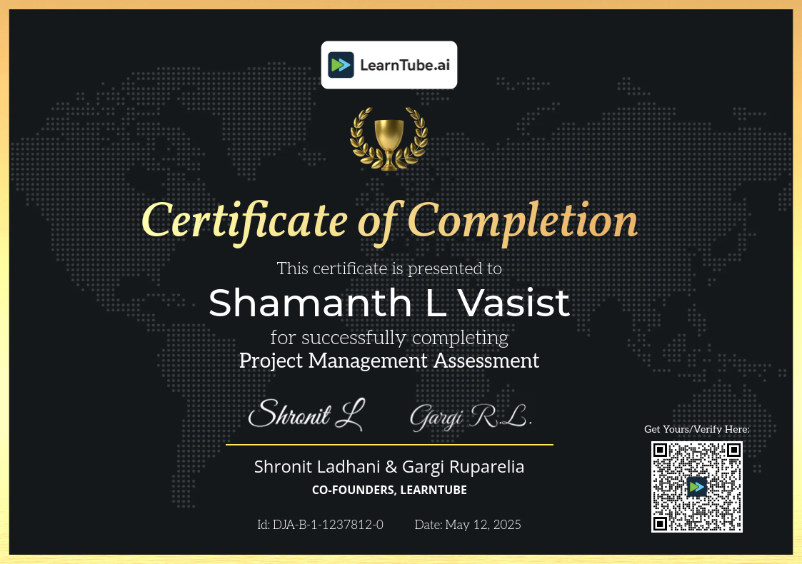 Shamanth L Vasist - Cloud Developer | Devops | Digital Marketing ...